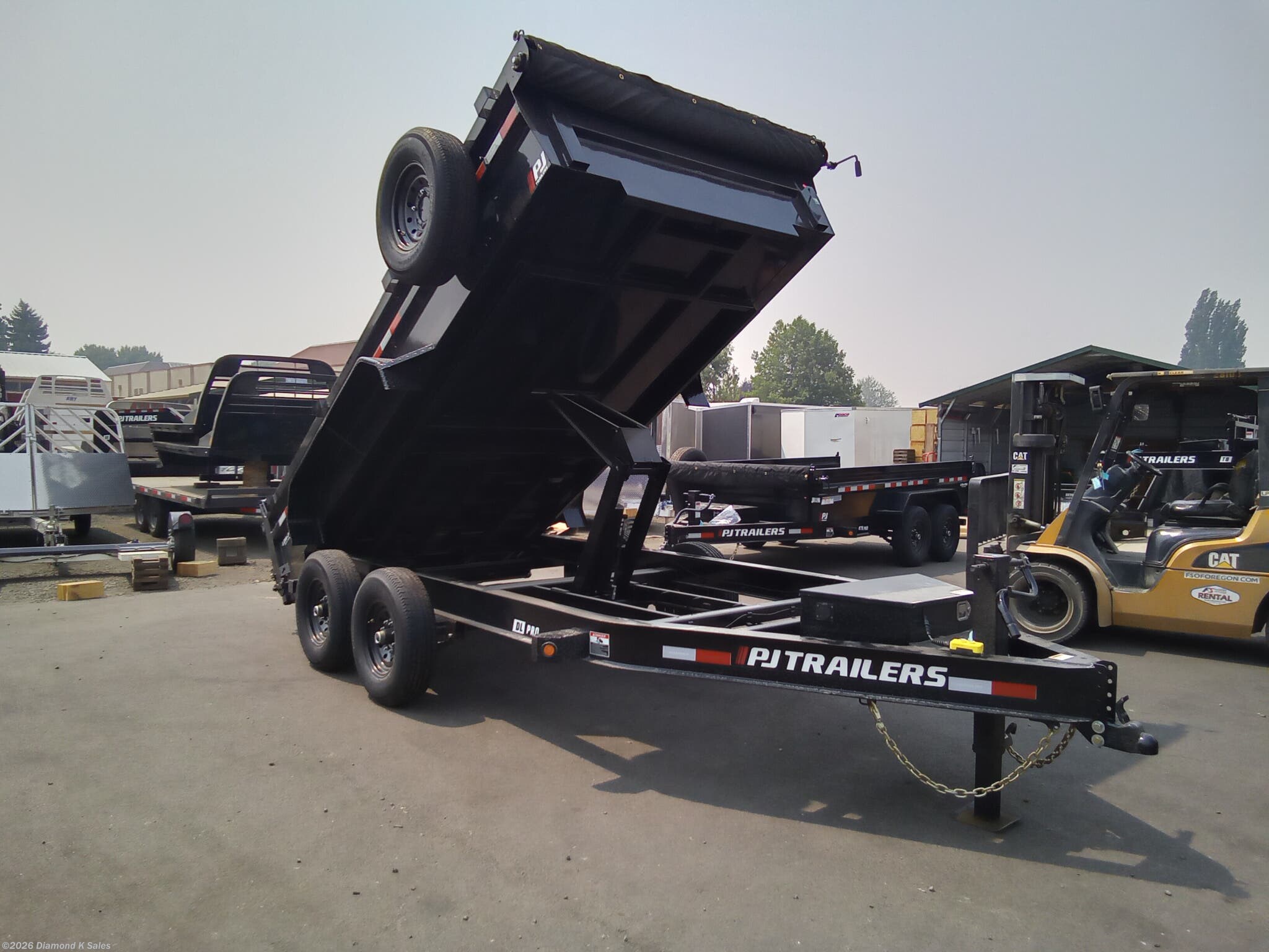 7x14 Dump (Heavy Duty) Trailer for sale | New PJ Trailers Dump 7' X 14 ...