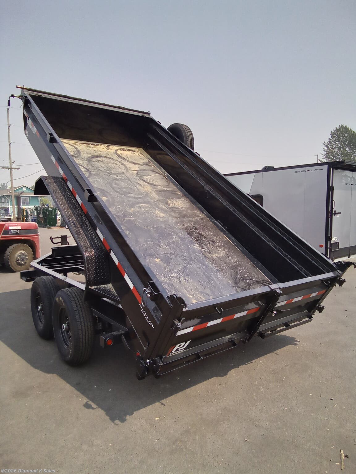 7x14 Dump (Heavy Duty) Trailer for sale | New PJ Trailers Dump 7' X 14 ...