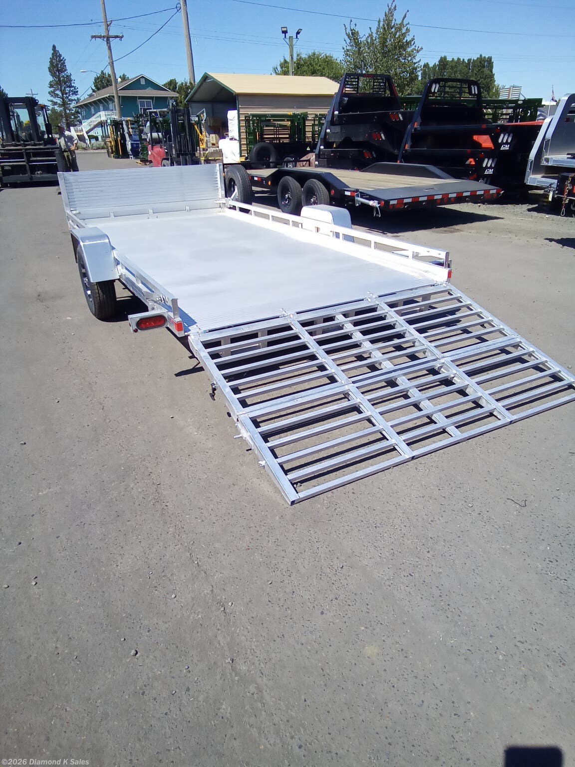 6x14 Vehicle Tilt Deck Trailer for sale | New Bear Track 81" x 176" 3K ...