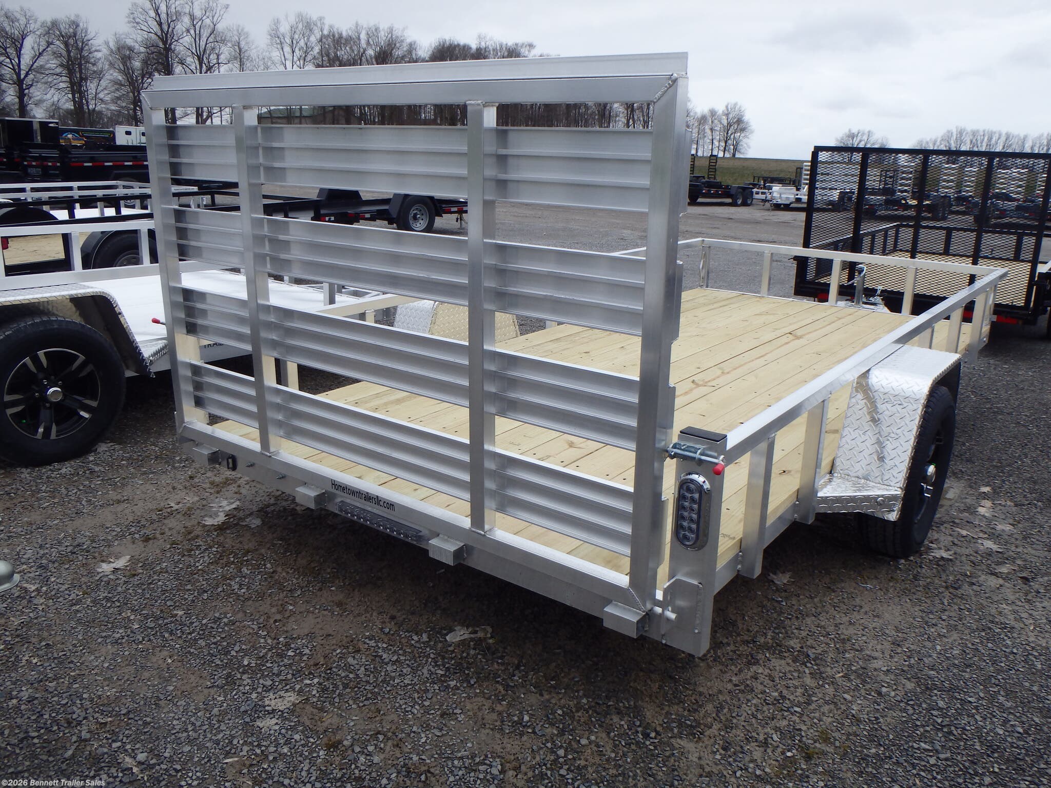 6x14 Utility Trailer for sale | New Hometown Trailers Single Axle - 6.8 ...