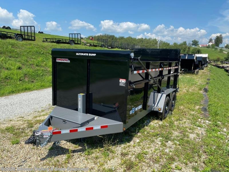 6x16 Dump Trailer for sale | New BWISE DU16-15 | TrailersUSA
