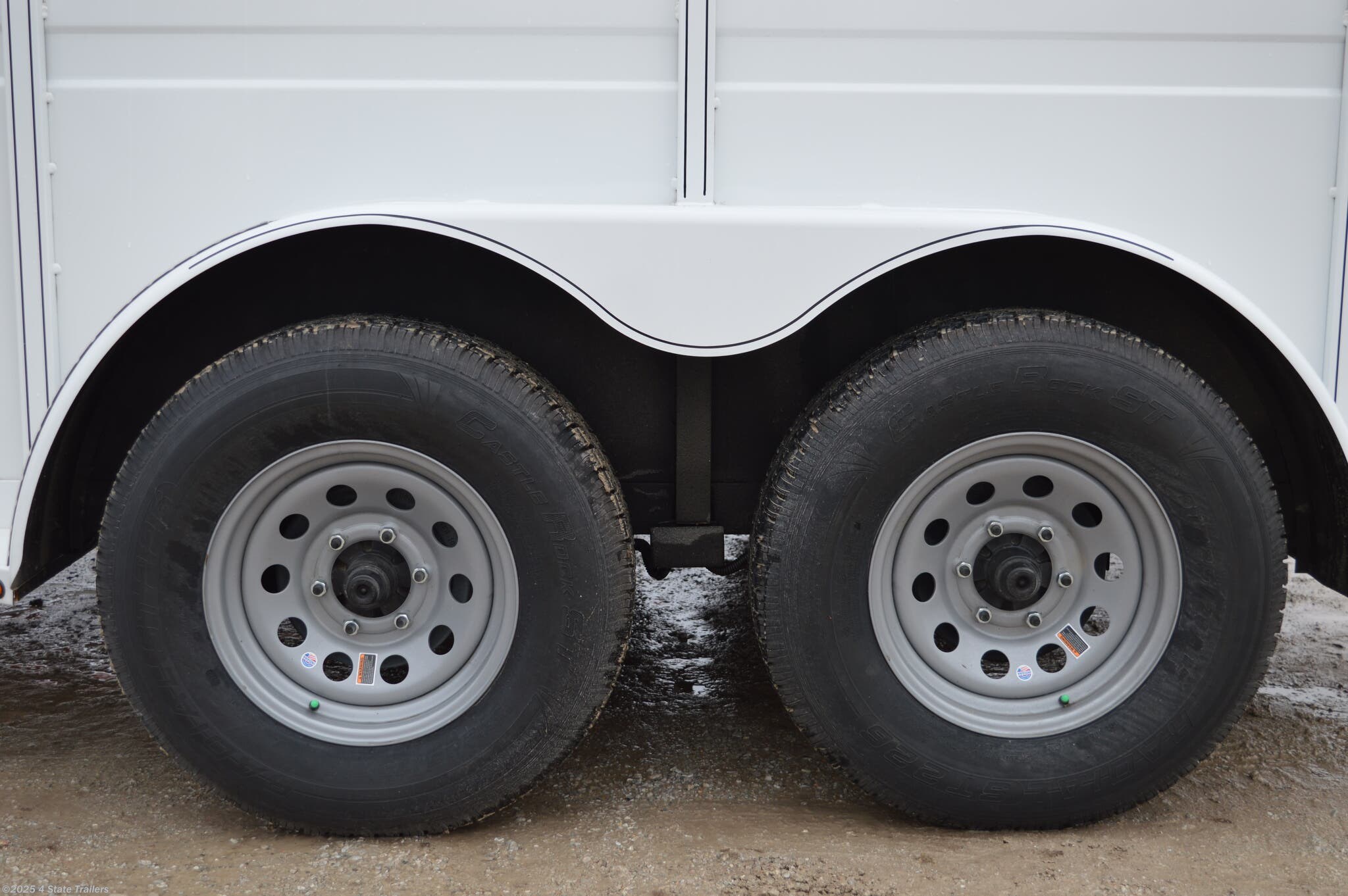 6x14 Horse Trailer for sale | New Titan Trailers Primo 2 HORSE SLANT 6'x14'x6'6" | TrailersUSA