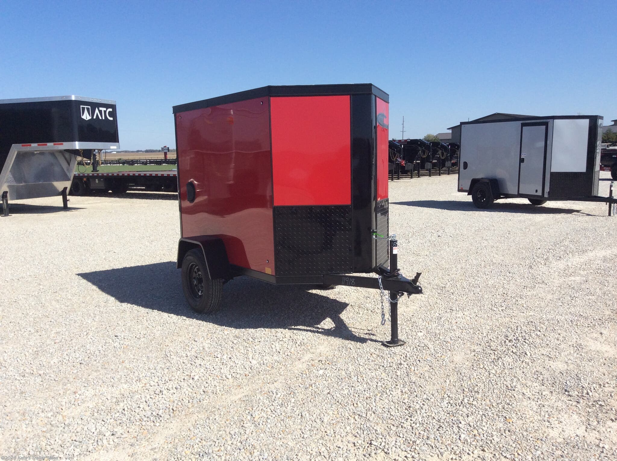 4x6 Cargo Trailer for sale | New Cross Trailers 4X6' Enclosed Cargo Box ...