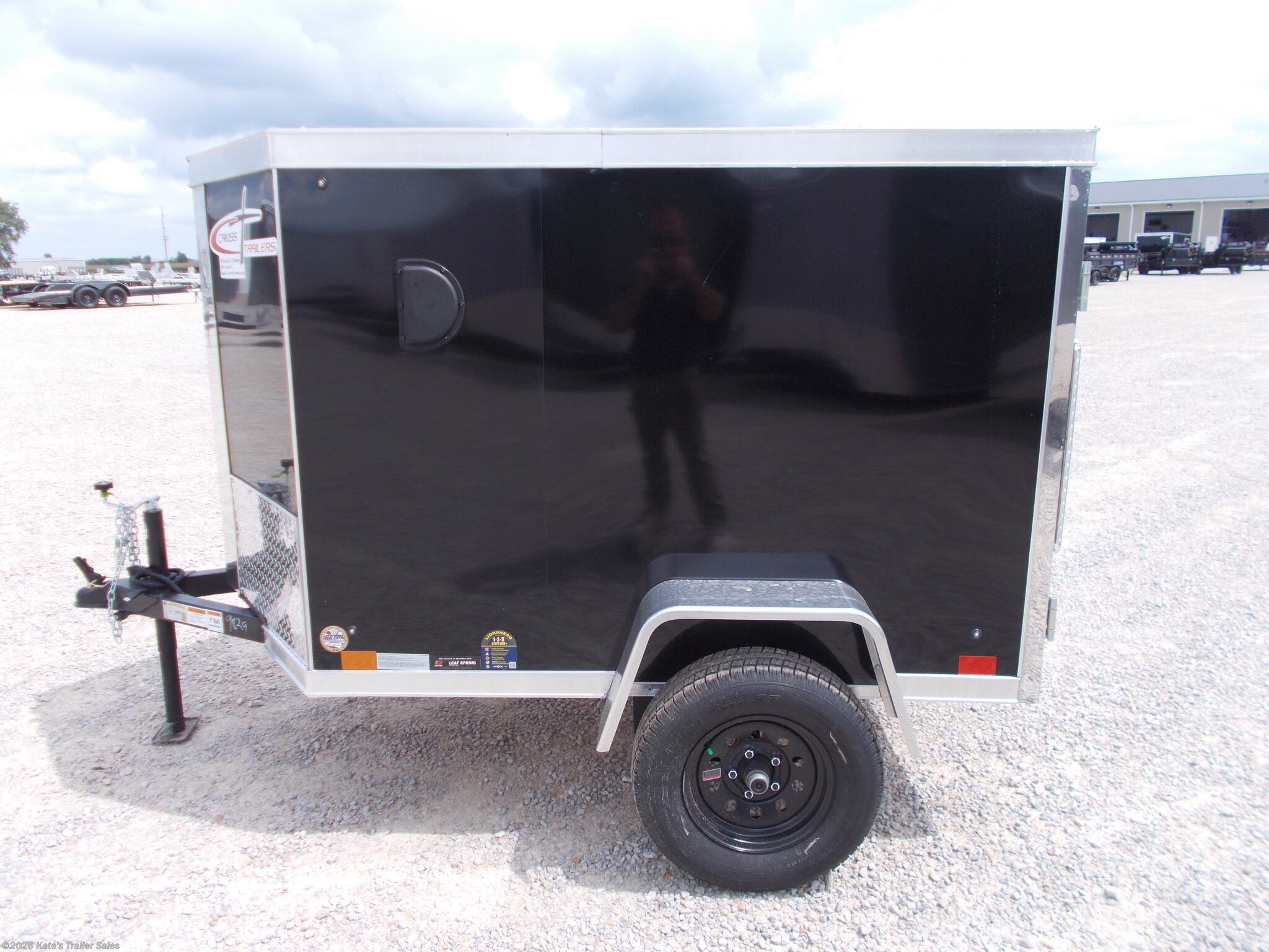 4x6 Cargo Trailer for sale | New Cross Trailers 4X6' Enclosed Cargo Box ...