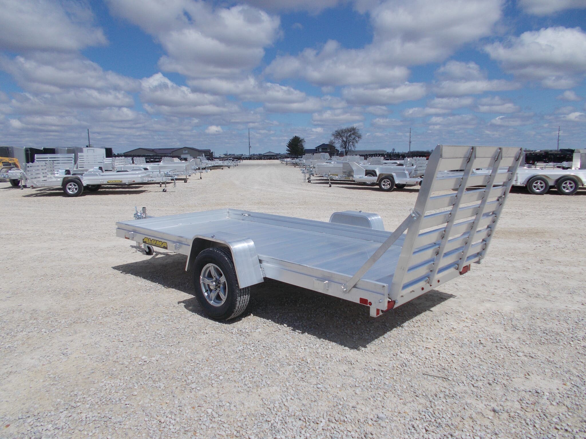 6x12 ATV Trailer for sale | New Aluma 6812H 68X12 Aluminum Utility ...