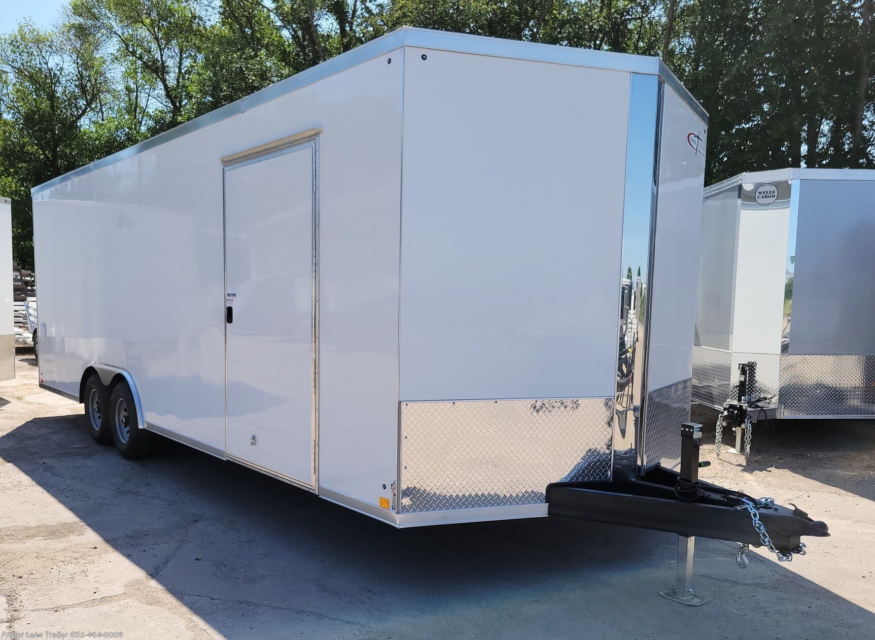 8x24 Cargo Trailer for sale | New Cross Trailers 8.5x24 7'h 10k Tandem ...