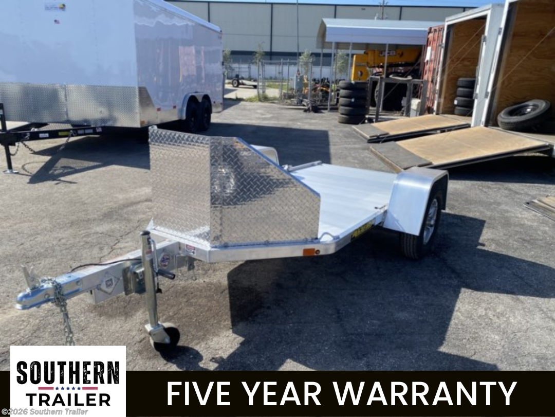 4x8 Motorcycle Trailer for sale | New Aluma MC1F-S-R Aluminum Folding ...
