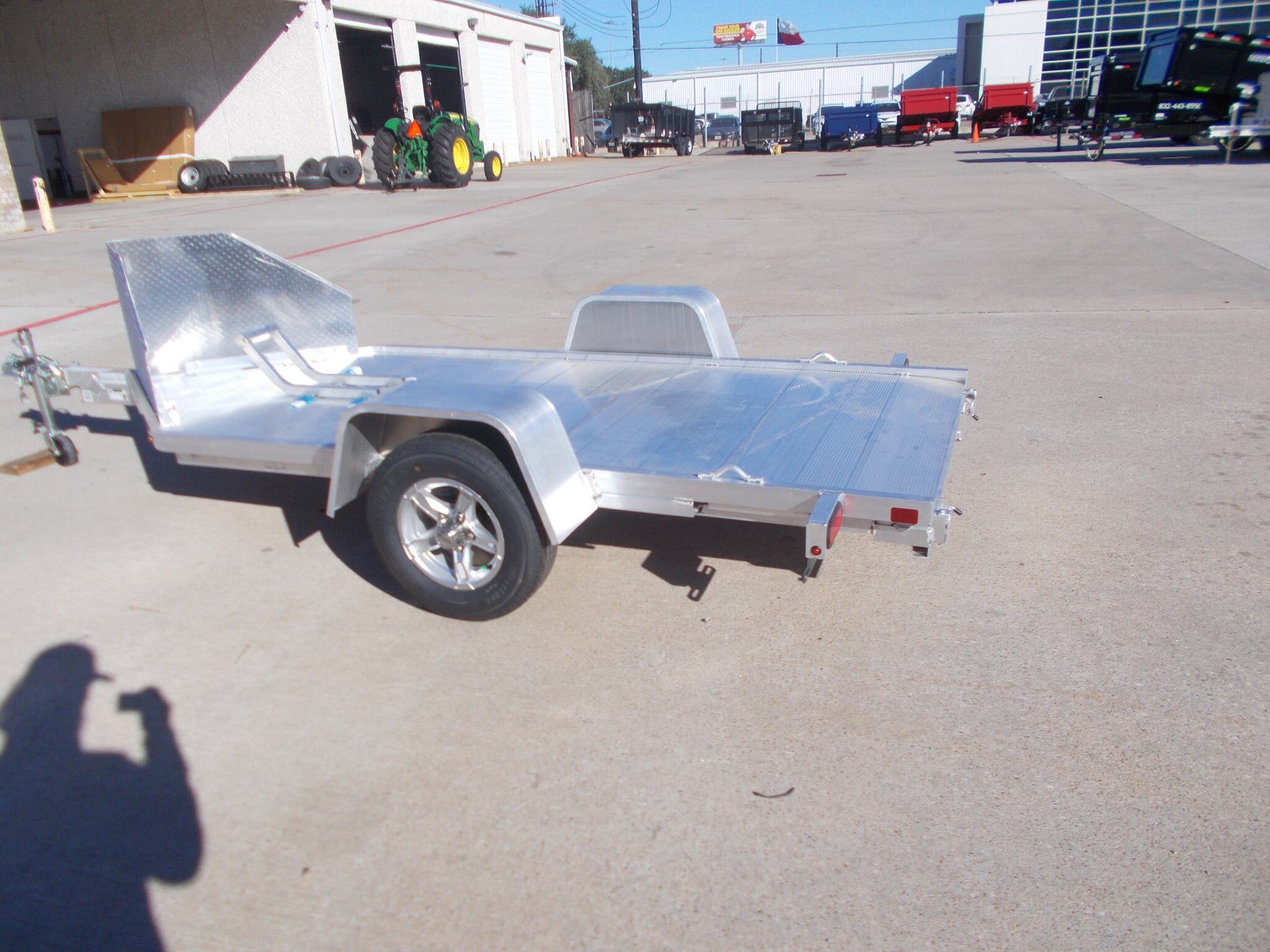 4x11 Motorcycle Trailer for sale | New Aluma MC10S-R Aluminum ...