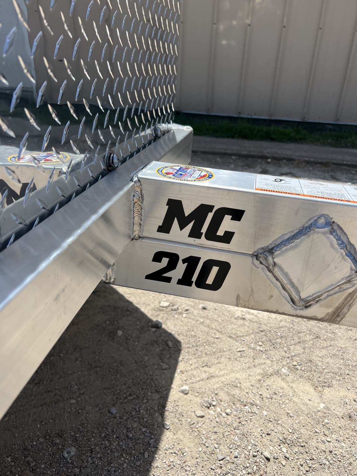 6x11 Motorcycle Trailer for sale | New Aluma MC210S-R Aluminum 2 Place ...
