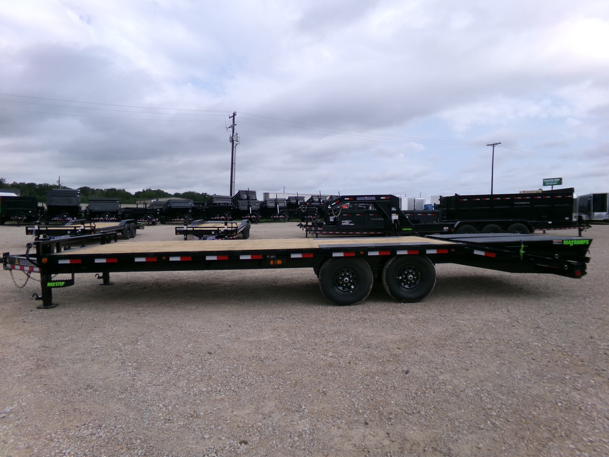 8x25 Deckover/Flat Deck Trailer for sale | New Load Trail 102X25 ...