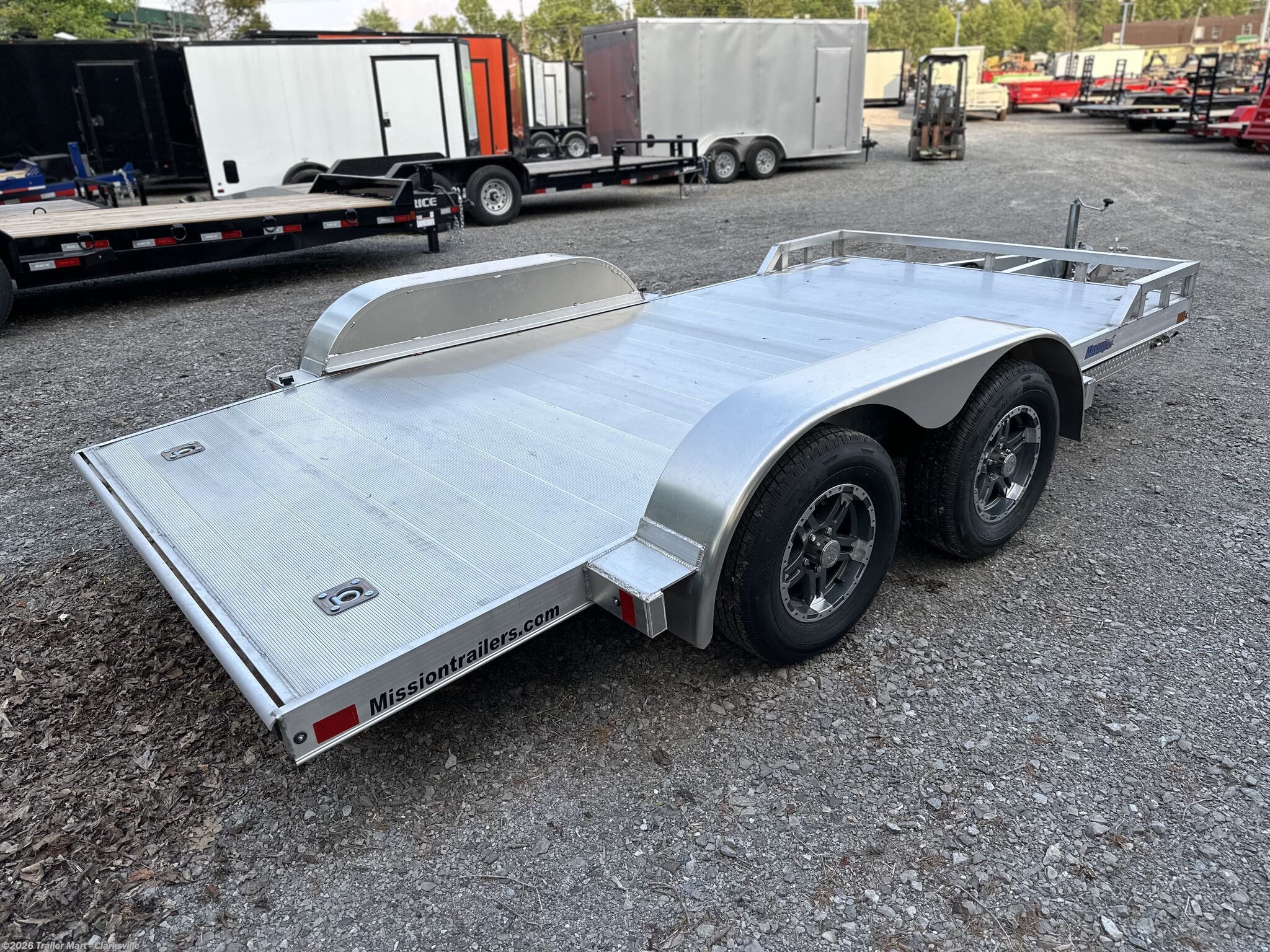 8x14 Car Hauler Trailer for sale | New EZ-Hauler 8X14 Open Aluminum Car ...
