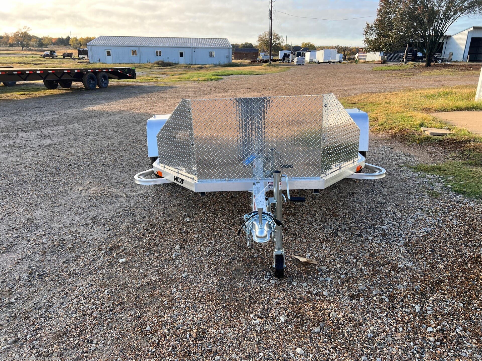 6x9 Motorcycle Trailer for sale | New Aluma MC2F-S-R Aluminum Folding ...