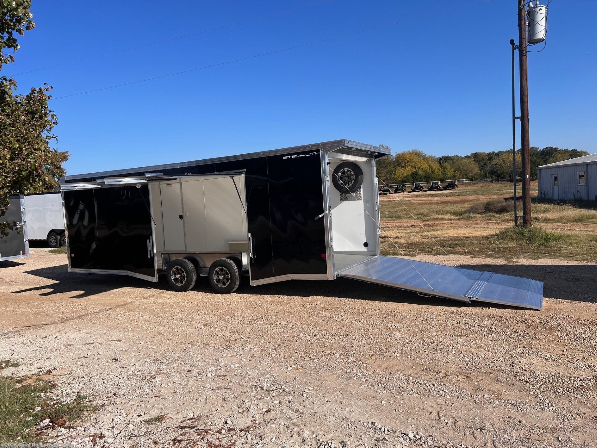 8x24 Cargo Trailer for sale | New Stealth 8.5X24 Aluminum Enclosed Car ...